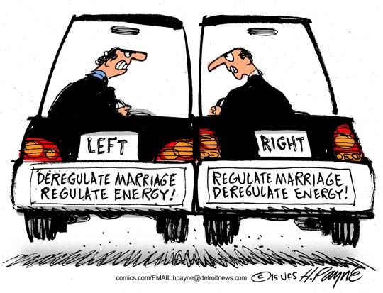 Henry Payne » Cartoon: Regulation Left and Right