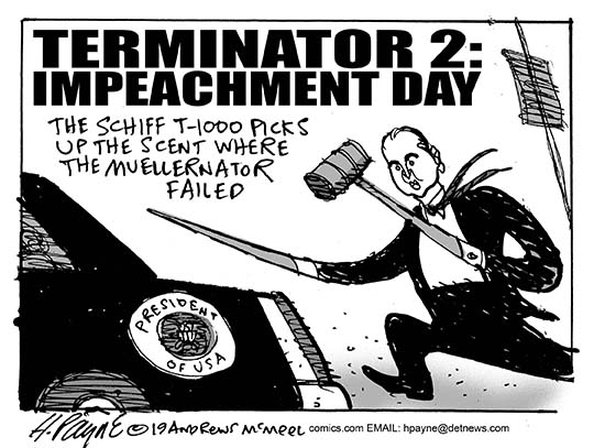 Henry Payne » Cartoon: Terminator Schiff